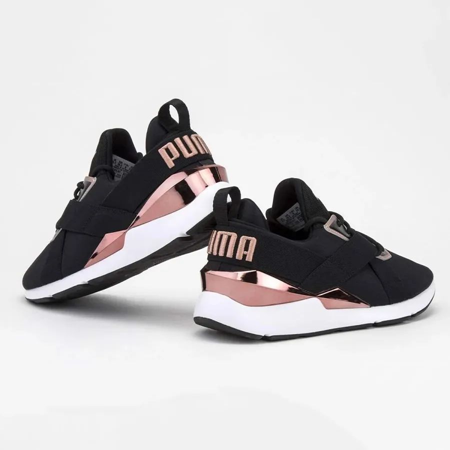 GIÀY Puma Muse X3 Black Metallic Pink 375131-01 | The Saigon