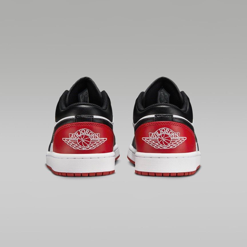 Giày Air Jordan 1 Low 'Bred Toe 2.0' 553560-612 / 553560-161 | The Saigon