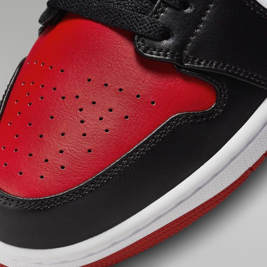 Giày Air Jordan 1 Low 'Bred Toe 2.0' 553560-612 / 553560-161 | The Saigon